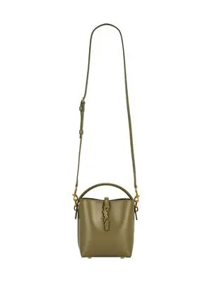 Saint Laurent Mini Le 37 Bucket Bag - Strong Moss