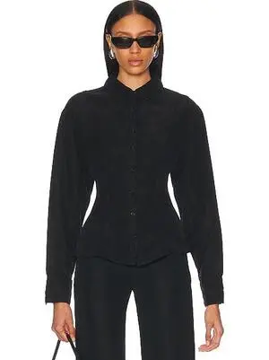 EB DENIM Rose Blouse - Black