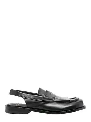 Officine Creative Slingback Loafers - Black