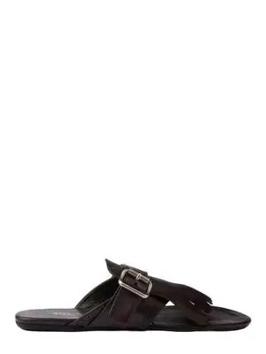 Prada Shuffle Sandals Brown