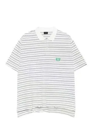 Balenciaga Logo-embroidered Polo Shirt - White