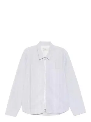 Officine Générale Malo Seersucker Jacket - White