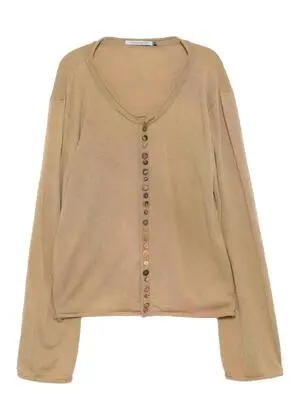 CHIAHUNG SU Long-sleeve Cardigan - Neutrals