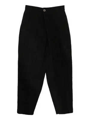 CHIAHUNG SU Striped Trousers - Black