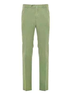 PT TORINO Pressed-crease Trousers - Green