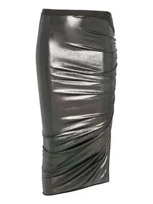 Rick Owens Svita Midi Skirt Grey
