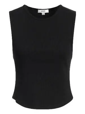 AGOLDE Tank Top In Organic Cotton Blend - Black