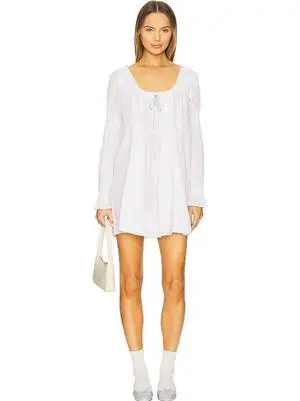 Lpa Milena Mini Nightgown Dress - Ivory