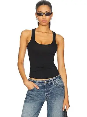 EB DENIM Lucy Racerback Tank - Black