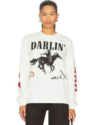 DARLIN Horseman Top - Ivory