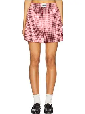 DARLIN Gingham Short - Red