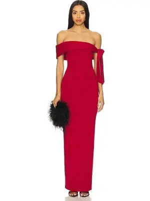 SNDYS. X Jaymes Maxi Dress - Deep Red