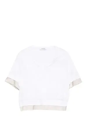 GRAN SASSO Layered T-shirt - White