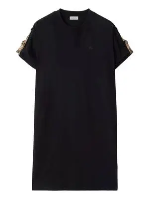 Burberry Cotton T-shirt Dress - Black