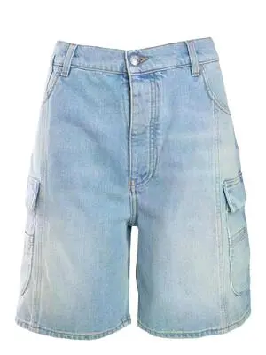 OFF-WHITE Denim Cargo Shorts