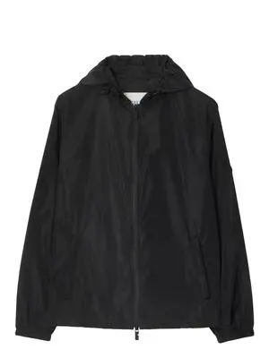 Burberry Printed Windbreaker Jacket - Black