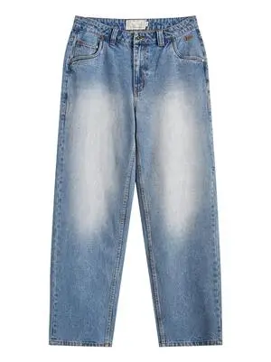 DIME Classic Relaxed Denim Pants - Sandblasted Blue