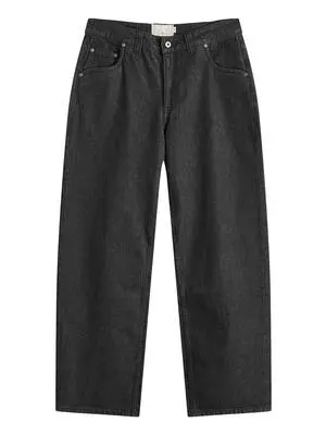 DIME Classic Baggy Denim Pants - Black Washed