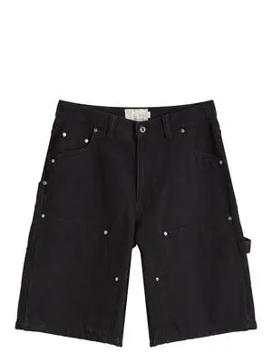 DIME Carpenter Denim Shorts - Jet Black