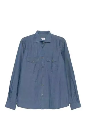 MAZZARELLI Denim Shirt - Blue