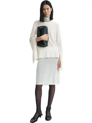 TOTEME Slit Sleeve Turtleneck - White