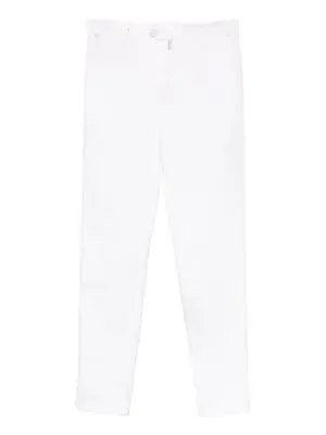 Kiton Logo-patch Chinos - White