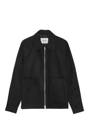 Nn07 Organic Cotton-blend Twill Jacket - Black