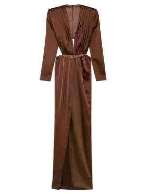M.MARQUISE Jaslyn Maxi Dress - Brown