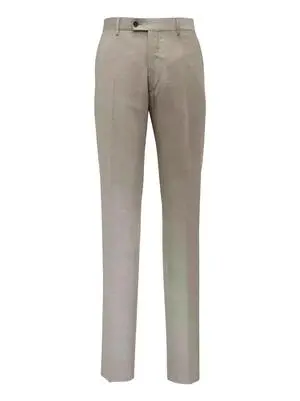 MAURIZIO BALDASSARI Stretch-wool Trousers - Neutrals