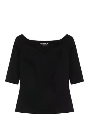 Chiara Boni La Petite Robe Saffron Top - Black