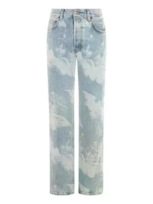 FIORUCCI Cotton Straight Leg Jeans