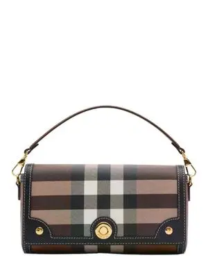 Burberry Note Tote - Brown