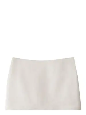 LISA YANG STORE Mini Skirt Champagne