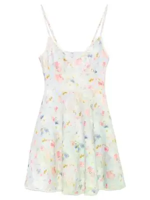 Zimmermann Lucky Picnic Mini Dress - Blue