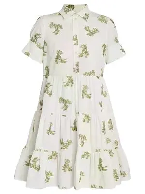 Erdem Short-sleeve Shirt Dress - White
