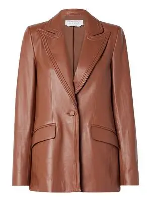GABRIELA HEARST Isara Leather Blazer