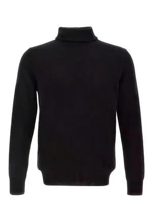KANGRA Roll Neck Jumper - Black