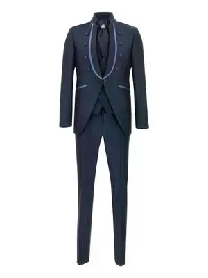CARLO PIGNATELLI Single-breasted Suit - Blue