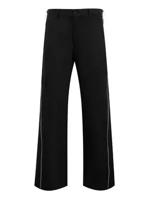 Comme Des Garçons Zip-embellished Trousers - Black