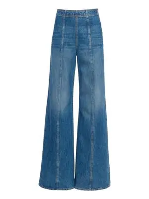 Ulla Johnson The Bianca Wide-leg Jean - Danube