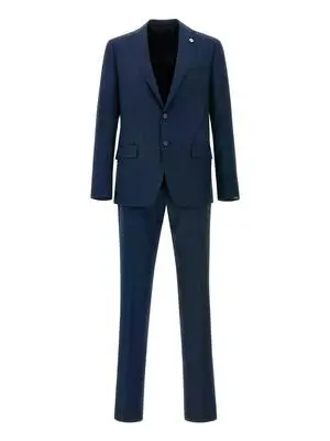 LARDINI Wool Suit - Blue