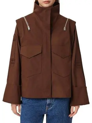 ALLSAINTS Leighton Jacket Penny Brown