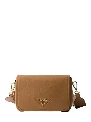 Prada Leather Shoulder Bag - Brown