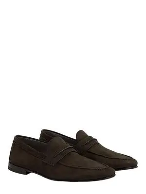 Zegna Secondskin Mocassin Loafer - Dark Brown