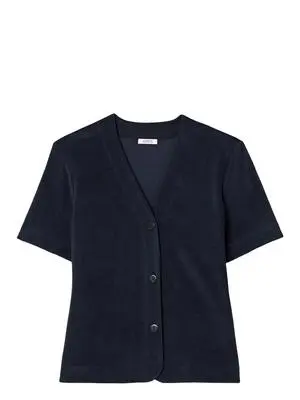 ERES Paresse Cotton-terry Top - Blue