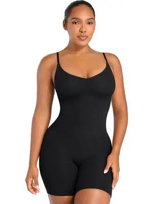 SHAPELLX Seamless Smoothing Bodysuit - Standard Black