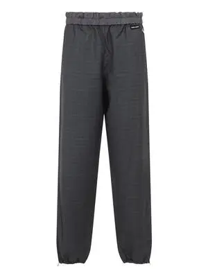 Miu Miu Polyester Joggers Beige