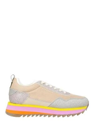 APEPAZZA Low-top Leather Sneakers - Platinum