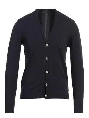 TAKESHY KUROSAWA TAKESHY KUROSAWA Dark Green Cable-Knit Cardigan Navy