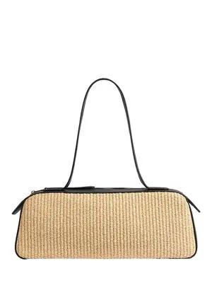 KHAITE Simona Faux Raffia Shoulder Bag